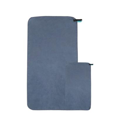 China Light Weight Small Size Quick Dry Round Corner Microfiber Sports Towel for sale