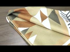 Microfiber materiaal gedrukte strandhanddoek met machine wasbare zorginstructies