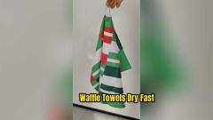 Microfiber Waffle Kitchen Towels