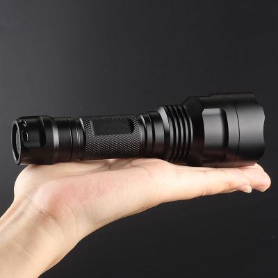 China 18650 Rechargeable CREE C8 XML-T6 High Power 1200 Lumens LED Flashlight with 5 Gears for sale