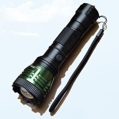 China USB Charing 18650 or AAA Battery Powered CREE Q5 Zoom Led Flashlight with 3 Gears for sale
