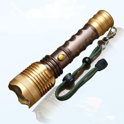 China 3 Gears Multifunctional Charging 18650 or AAA Battery Dimmer Zoom Led Flashlight Lamp for sale