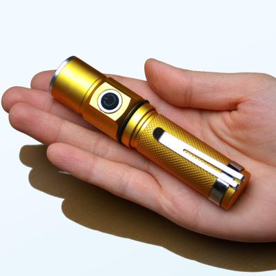 China 14500 Li-ion Battery Powered Direct Recharging 3 Files CREE Q5 LED Torch/Flashlight for sale