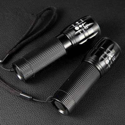 China Aluminum Alloy 3 Pcs AAA Dry Battery Powered 1W Flexible Zoom Led Flashlight with 3 Files for sale