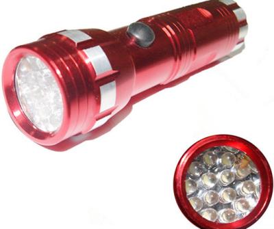 China Aluminum Alloy 14 LED 395NM Wavelength Ultravoliet Light UV LED Torch for Ink Detecting for sale