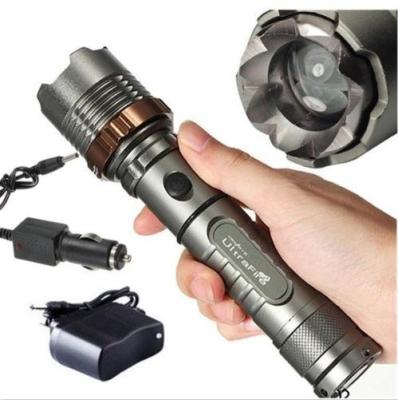 China High Power Zoomable 2000 Lms Ultrafire Cree XML T6 Rechargeable Led Flashlight Torch for sale