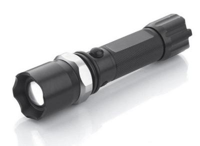 China CREE Zoom Led Flashlight/Torch Taking 18650 Rechargeable Lithium Battery for sale