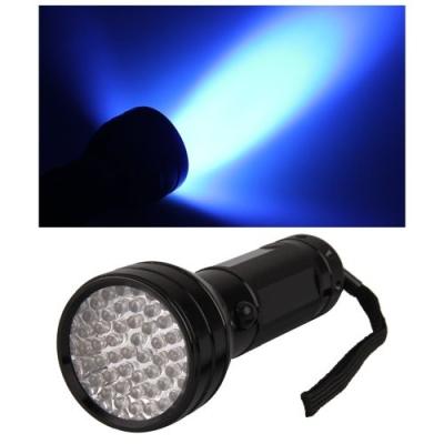 China 3XAAA 390-395NM 51 Lamps UV Flashlight for Leakage Detecting/Glow Products for sale