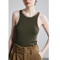 China 100% Sheep Wool Knitted camisole top for sale