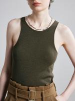 China 100% Sheep Wool Knitted camisole top for sale