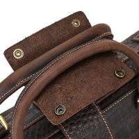 China Luxury Crocodile Pattern Cowhide Leather Duffel Bag for sale