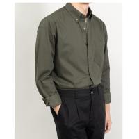 China Men’s Minimalist Cotton Solid Shirt for sale