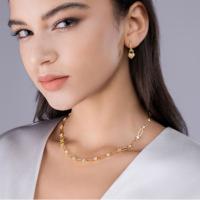 China Moissanite Stone Link Chain for sale