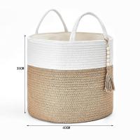 China Woven Rope Storage Basket – Foldable, Decorative, and Multi-Functional for sale
