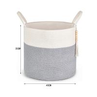 China Woven Rope Storage Basket – Foldable, Decorative, and Multi-Functional for sale