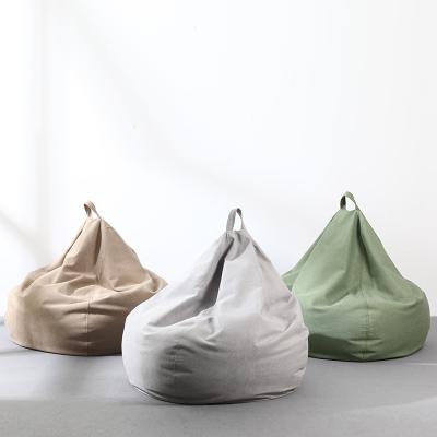 China Plain Fabric Lazy Lounger Bean Bag for sale