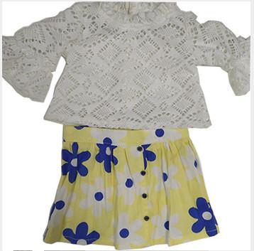 China New design lace suit skirt for vinyl girl doll clothes for sale