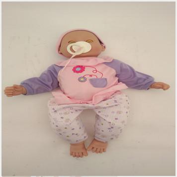 China Frida high quality skin color reborn baby with acrylic eyes for 18 inch vinyl doll for sale