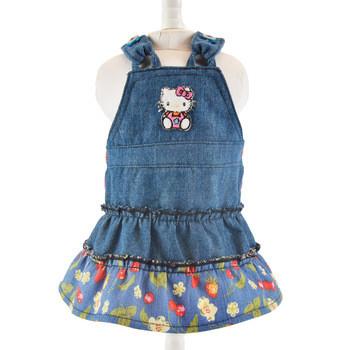 China 2019 denim sleeveless girl doll dress for18 inch american girl doll clothes for sale