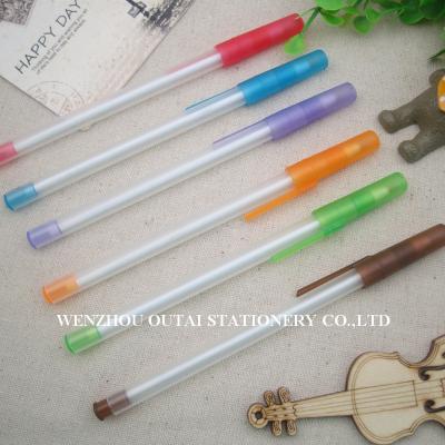 China OUTAE Stick Pen Ballpoint Pen Stationery Office Supply Logo Pen for sale