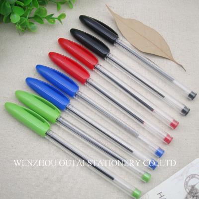 China OUTAE Plastic BallPoint Pen Smooth Fast Writing Ball PenPromotionalPenLogo Pen OT-220 for sale