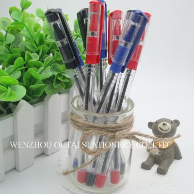 China OUTAE Plastic BallPoint Pen Smooth Fast Writing Ball Pen Promotional Pen Logo Pen OT-232 for sale