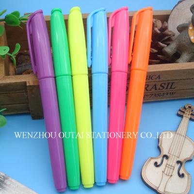 China Multi-color Classic highlighter Marker Pen Fluorescent Pen For Office And School OT-806 for sale