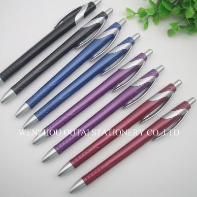 China Click point pen Retractable ball pen Office supply  for school and office stationery for sale