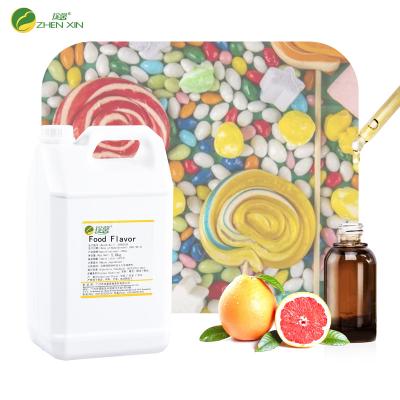중국 널리 인기가 있는 그레이프프루트 캔디 맛 액체 농축유 캔디 향기 향기 캔디 제조용 기름 판매용