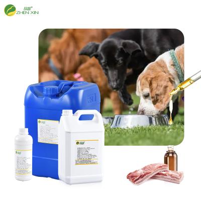 China Hot Sales Pet Food Flavor Oil Food Grade ISO Chicken Flavor Pork Flavour Bulk Fragrance and Scent Natural Flavor for Dog Snacks for sale