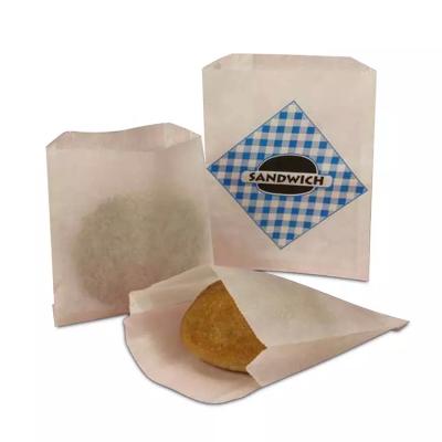 Cina Buste per glassine piatte biodegradabili Sacchetti per biscotti sandwich in carta kraft a forma di V foderati con fondo affilato in vendita