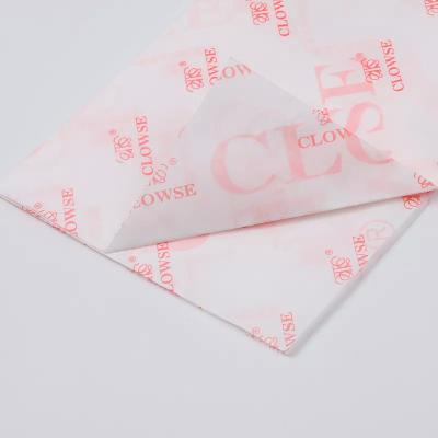 Cina Regalo nero Buon compleanno Natale Carta velina Avvolgere Logo personalizzato per abbigliamento per scarpe in vendita