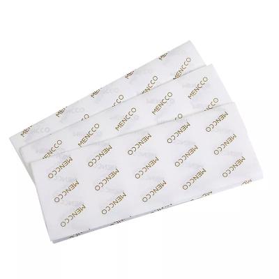 Cina Regalo nero Buon compleanno Natale Carta velina Avvolgere Logo personalizzato per abbigliamento per scarpe in vendita