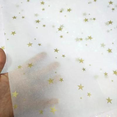 Cina Involucro di carta velina biodegradabile a forma di onda natalizia per regalo facciale di profumo in vendita