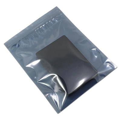 Cina Il ESD d'argento ha protetto l'anti serratura statica dello zip della borsa/spessore senza coperchio di 0.15mm - di 0,03 in vendita