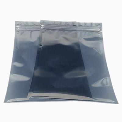 Cina Il ESD d'argento ha protetto l'anti serratura statica dello zip della borsa/spessore senza coperchio di 0.15mm - di 0,03 in vendita