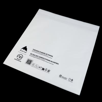 Cina Borsa biodegradabile trasparente impressa all'ingrosso della carta oleata della pergamina sottile della busta di Mini Semi Disposable Self Seal in vendita