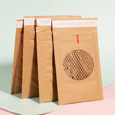 China Light Paper Padded Mailers Honeycomb Paper Bags That Meet USPS And Shipping Carrier Standards Perfect For Safe Packaging for sale