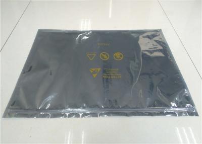 China Customized Logo Ziplock ESD Shielding Bags Static Proof For PCB / IC Packaging for sale