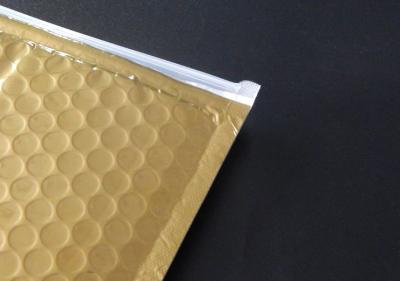 China Star Packaging Zipper Slide Matte Gold Bubble Bag Zipper plastic bag For Gifts for sale