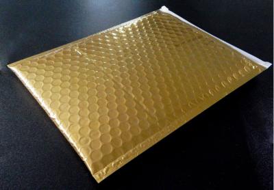 China Star Packaging Zipper Slide Matte Gold Bubble Bag Zipper plastic bag For Gifts for sale