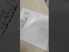 Op maat gemaakte glaspapieren enveloppen met zelfdicht kleefband voor kledingverpakking