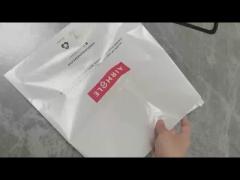 100% biologisch abbaubarer Seitengusset, benutzerdefinierte Papiertüten mit Logo für Kleidung