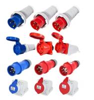 China 4 Pole 32A Industrial Concealed Installation Socket 400V IP 67 Waterproof Socket for sale