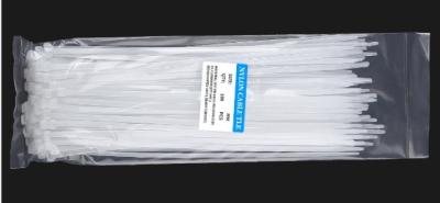 China 300mm Multi-purpose Disposable Nylon Cable Tie Branco 250mm de plástico auto-bloqueio gravata à venda