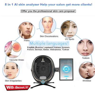 China Experience Advanced Facial Scanning with AI Smart 3D Skin Detector Digital Analyzer for sale