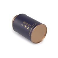 China Metal Paper Composite Tea Canisters Patterned Custom Sized for sale