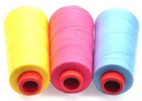 China Dyed 60S/3 Polyester Sewing Thread with OEKO Certificate for sale