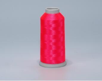 Cina Filo rosso luminoso del poliestere del ricamo 75D/2 di 6000M per ricamo in vendita