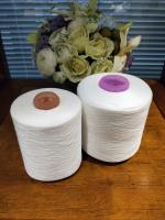 China 40S/2 White Polyester Yarn , TFO Spun Sewing Thread High tenacity for sale